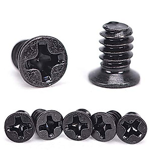 100PCS 3.5" Hard Drive Tray for Computer Chassis Hard Disk Black Screw for PC for Computer Chassis Hard Disk Screw 3.5mmx6mm SCRW-000924