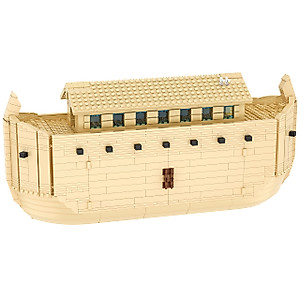 Nativity Bricks Noah's Ark Building Block Set - 976 Piece Building Block Kit for Kids and Adults - Small Toy Brick Set Christmas Stocking Stuffer (Boys and Girls Ages 12+)
