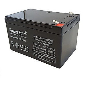 PowerStar repalcement Battery for RBC4 RBC 4 Battery Pack Compatible with APC UPS BackUPS Pro 650M 650 BK650 BP650 BE650 UB12120