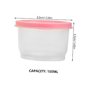 ORFOFE Baby-Food-Storage-Containers 150ml Baby Food Storage Dishwasher Safe Mini Containers