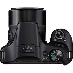 Canon PowerShot SX540 HS 20.3MP Digital Camera w/ 50x Optical Zoom 16GB Card Bundle Includes Camera, Card, Reader, Wallet, Case, Mini Tripod, Screen Protectors, Cleaning Kit (Renewed)