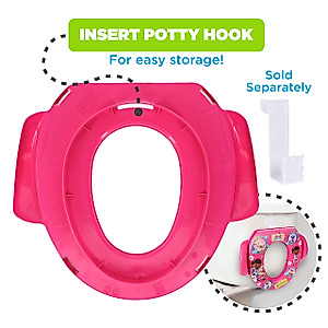 Disney Doc McStuffins "Need a Cuddle" Soft Potty Seat and Potty Training Seat - Soft Cushion, Baby Potty Training, Safe, Easy to Clean