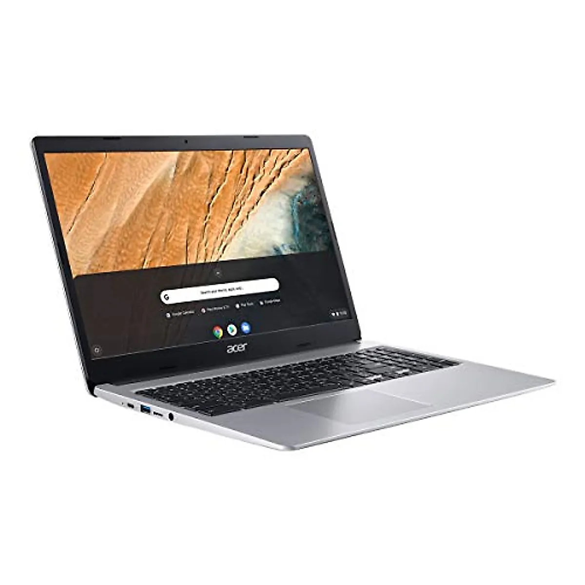 Acer Chromebook 315 Laptop Computer/ 15.6" Screen for Business Student/ AMD Quad-Core A12-9720P0 up to 3.6GHz/ 4GB DDR4/ iPuzzle 32GB eMMC/ 802.11AC WiFi/ Work from Home/ Silver/ Chrome OS