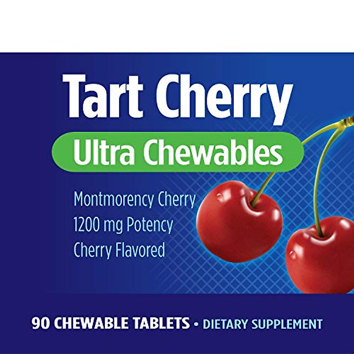 Nature's Way Tart Cherry Ultra Chewable, Anthocyanin Supplement and Antioxidant Support*, 1,200 mg per Serving, 90 Count