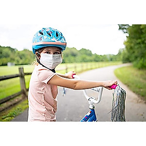 United Sewing Automation MADE IN USA - Disposable Kids/Youth Face Masks - 3-ply - 50ct - White - Adjustable Fit