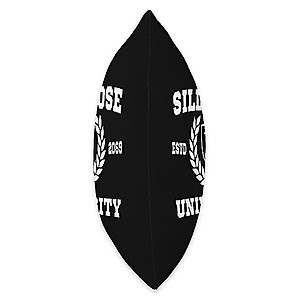 Silly Goose University Funny Meme School Bird Throw Pillow, 16x16, Multicolor