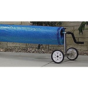 Sun2Solar 16-Foot Wide Stainless Steel Solar Cover Deluxe Reel System | Works with 800 & 1200 Series | Perfect for In-Ground Swimming Pools