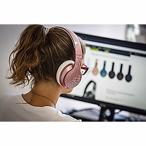 PowerLocus Wireless Bluetooth Headphones, Bluetooth Headphones Over Ear, Super Bass Hi-Fi Stereo, Soft Earmuffs, Foldable Wireless and Wired with Mic for Cell Phones, Online Class, Home Office, PC,TV