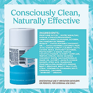 Kopari Aluminum Free Coconut Deodorant, Non Toxic & Clean Plant-Based, No Aluminum, Parabens or Baking Soda, Long Lasting Protection, Beach 2 Pack