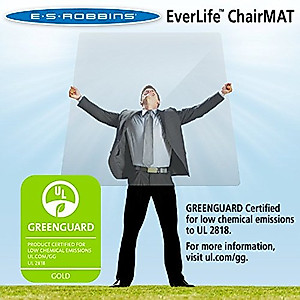 ES Robbins Extra High Pile Carpet ChairMat, Rectangle 72"x96" Straight Edge