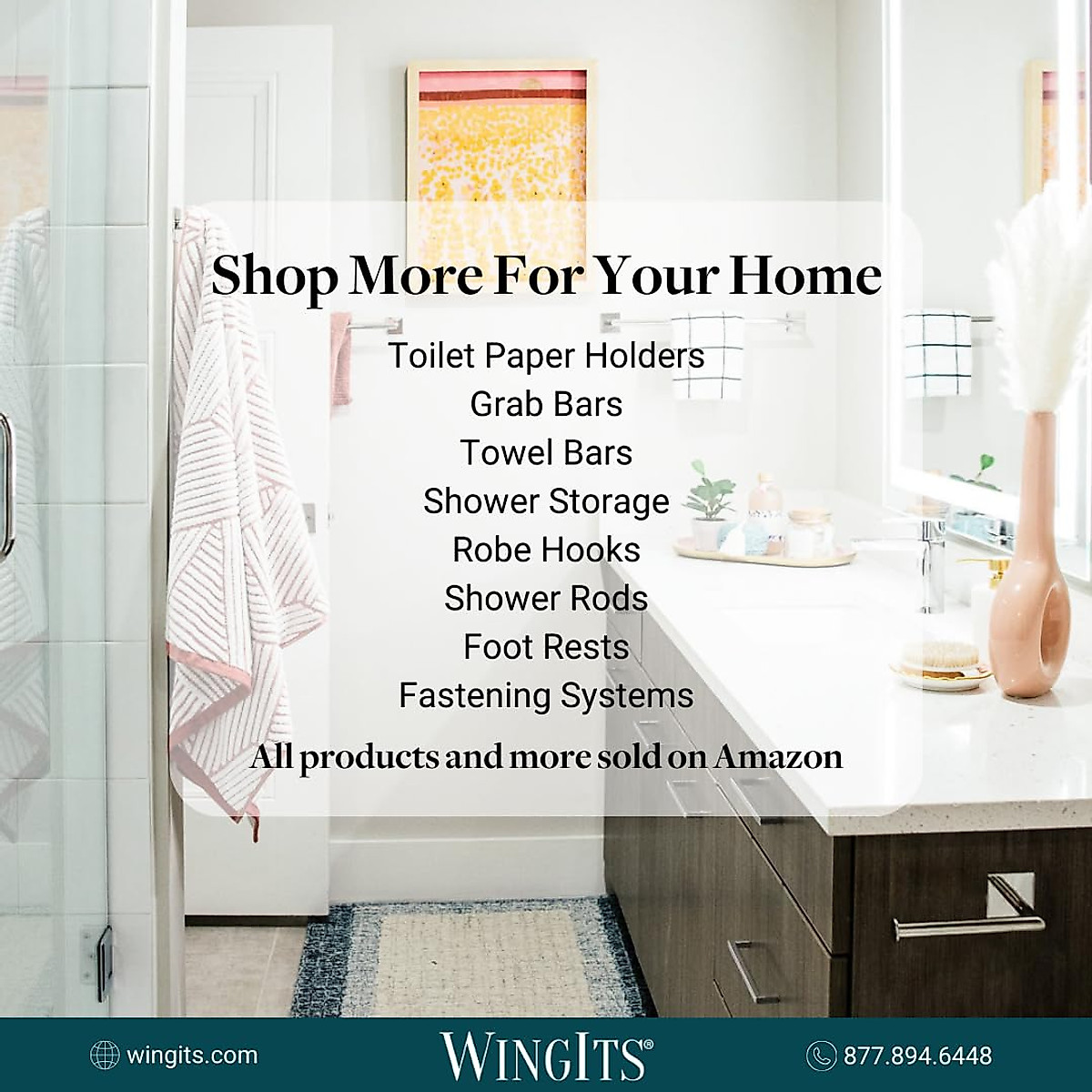 Modern Elegance Single Robe Hook Glass