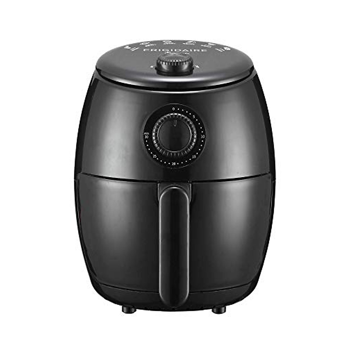 FRIGIDAIRE EAF180-BLACK, 1.8 Qt Air Fryer-Oil-Free Healthy Cooking-Digital Controls-Removable, Dishwasher-Safe Pan and Tray, 1.8qt, Black