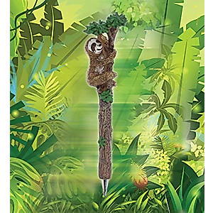 Planet Pens Sloth Novelty Pen - Cute Funny Pens for Kids, Teens and Adults, Fun Cool Ball Point Pen for School Writing and Unique Office Supplies, Cute Sloth Pen Gift for Men and Women - 6 Inches