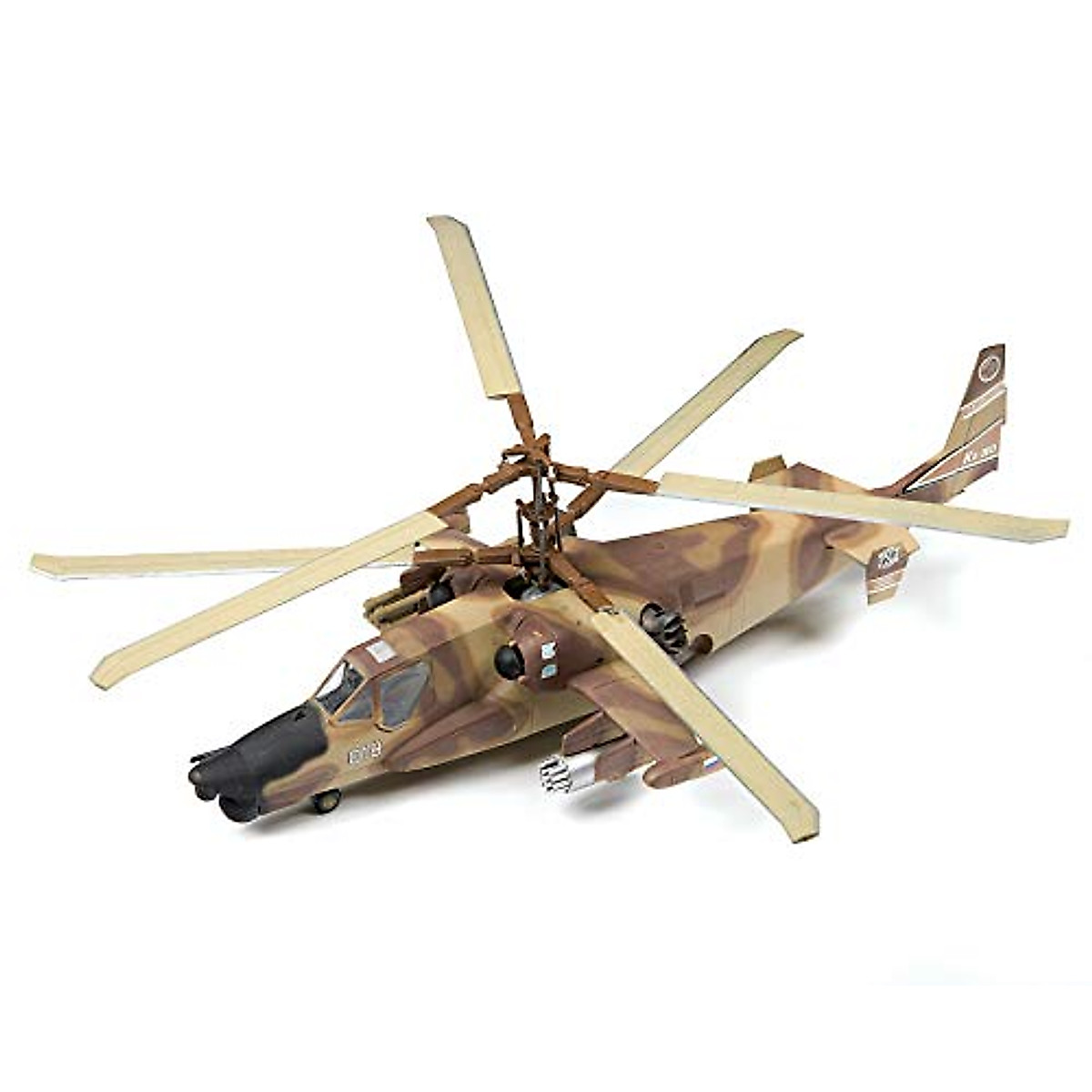 Zvezda 500787216 500787216-1:72 Russian Attack Helicopter Hokum Plastic Construction Kit Model Kit Assembly for Beginners Detailed Olive
