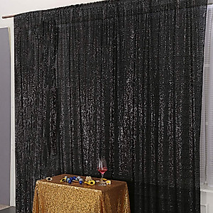 Black Photography Sequin Backdrop Curtain Gold Sequin Backdrop Curtain