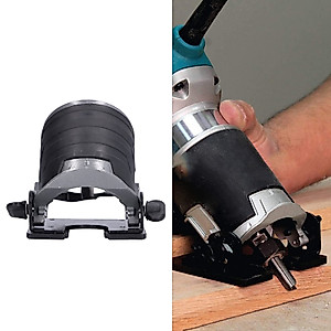 Wood Router Trimmer with Trimmer Base, Tilt Base & Plunge Base - Compact Palm Router Woodworking Kit Multifunctional Electric Hand Laminate Trimmer Set Wood Routing Trimming