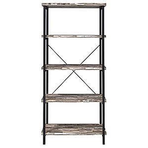 Coaster Furniture Bookcase Salvaged Cabin and Black 801552