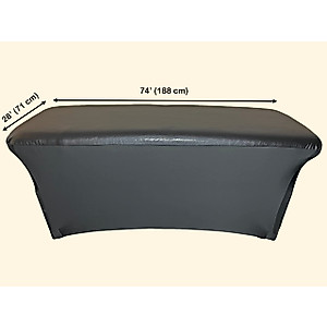 XOLLOZ | Lash Bed Mattress + Wipeable Cover + Pillow | Mattress with Four Corner Straps & Anti-Slip Bottom | Curved Pillow with Neck & Back Support | Wipeable Artificial Leather Bed Cover