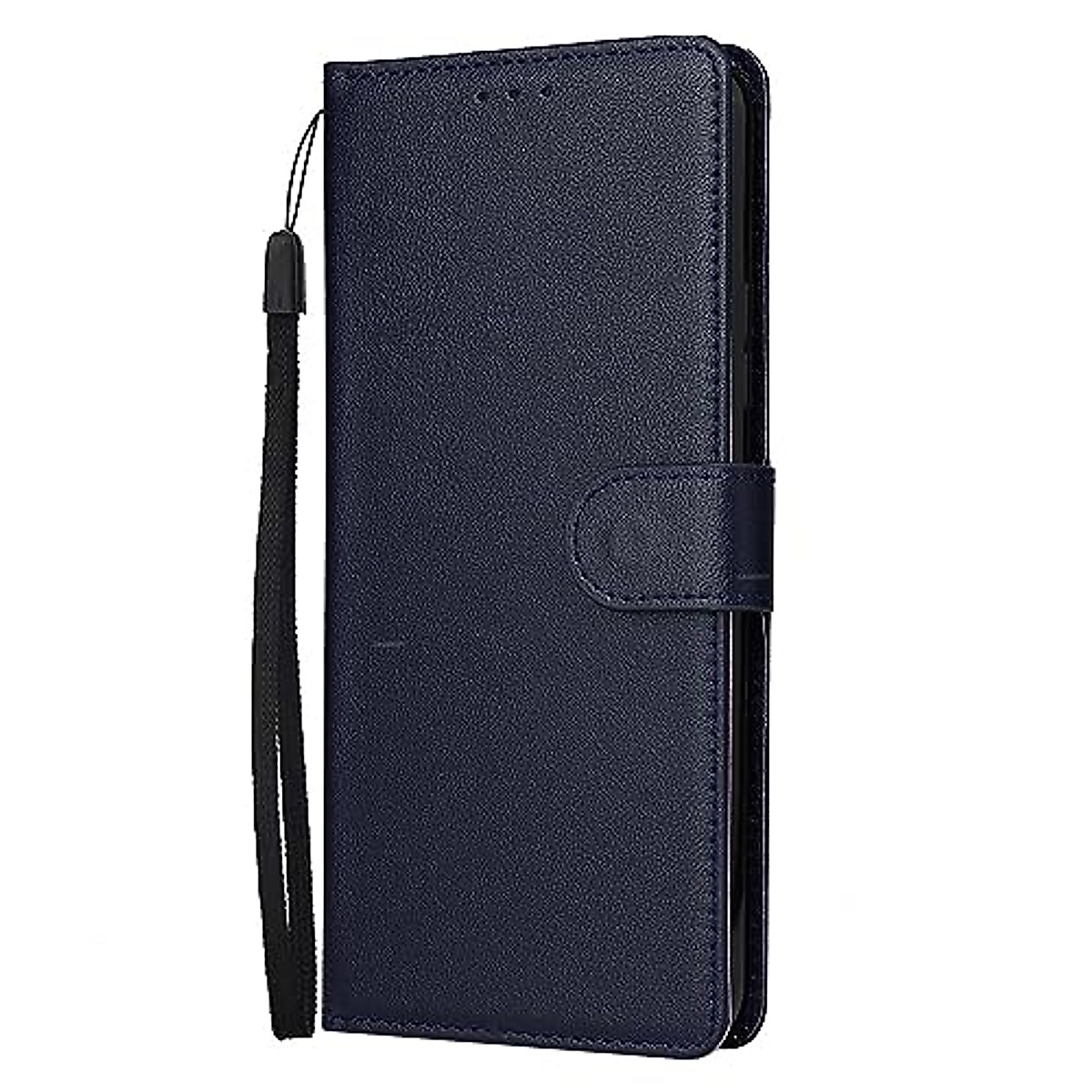 Phone Back Cover Slim Case Compatible with Infinix Smart 6 Wallet Case with Card Holders, Premium PU Leather Wallet Case [Wrist Strap] TPU Lined Anti-Shock Shockproof Shell Case Cover sleeves ( Color