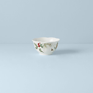 Lenox Butterfly Meadow Jasmine Rice Bowl, 0.67 LB, Red