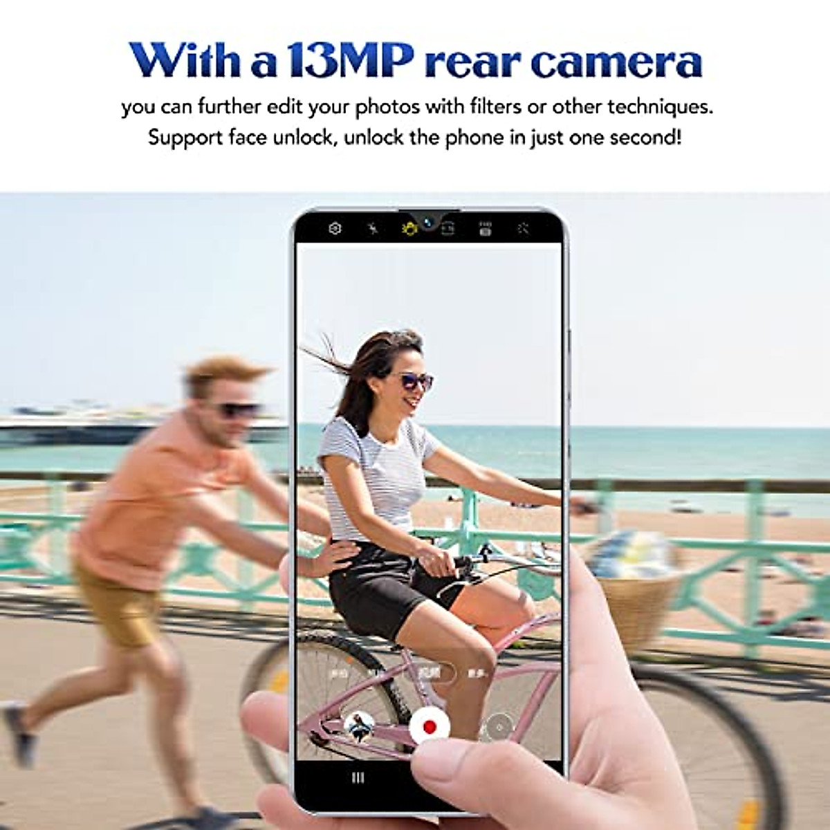 Heayzoki S22 Ultra 5G Unlocked Smartphone for Android 6.1, 6.52in Mobile Phones 1GB RAM 8GB ROM, Front 2MP Rear 5MP Camera, 480 x 1014 Silver Cell Phone (US)