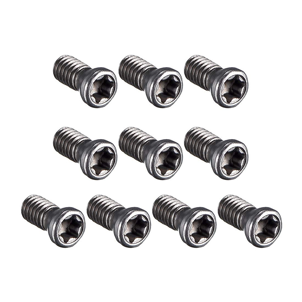uxcell M2.5x6mm Torx Screws for Replaces Carbide Insert CNC Lathe Tool 12.9 Grade Alloy Steel 10pcs