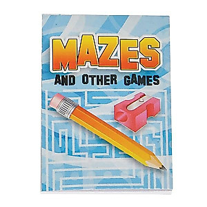 Happy Deals ~ Fun Games Activity Coloring Books | 3 Inch | 36 Pc Bulk Class/Group Pack