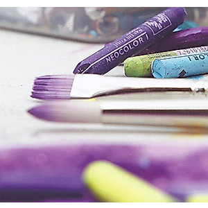 Neocolor I Water-Resistant Wax Pastels, 10 Metallic Colors