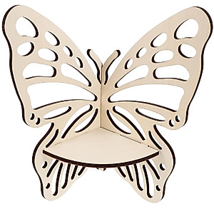 DEARMAMY Butterfly Corner Shelf Floating Shelf Display Shelf for Bedrooms Boho Cute Bathroom Kitchen Office Living Room Decor