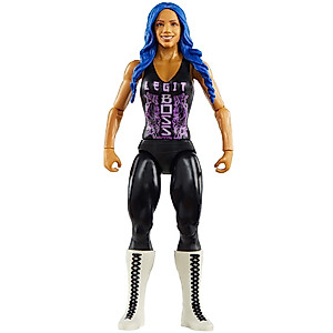 WWE Sasha Banks Basic Series #112 Action Figure in 6-inch Scale with Articulation & Ring Gear