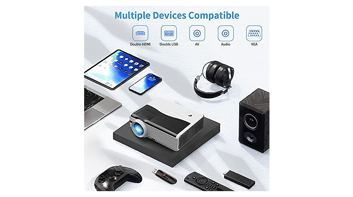 Wireless Full HD Projector with WiFi & Bluetooth | Home Theater