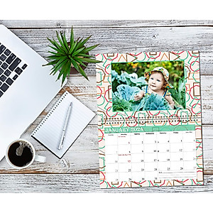 2024 Photo Frame Wall Spiral-bound Calendar (Add Your Own Photos) - 12 Months Desktop/Wall Calendar/Planner - (Edition #011)