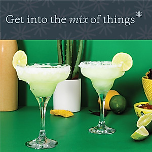 Vikko Margarita Glasses Set of 4, 10 Ounce, Crystal Clear Margarita Glass, Cosmopolitan Glassware for Margaritas, Frozen Drinks, Pina Coladas and Cocktails, Margarita Cups