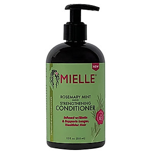 New Mielle - Rosemary Mint - Biotin Infused - Encourages Growth Hair Products for Stronger and Healthier Hair and Styling Bundle - Shampoo, Conditioner, Leave-in Conditioner Set 3 PCS