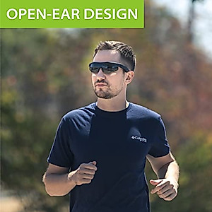 Avantree SG188 Bluetooth Smart Audio Sunglasses for Men, UV400 Protection & Polarized Glasses, Sports & Cycling, Open Ear