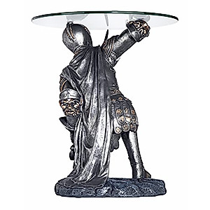 Design Toscano Battle-worthy Knight Sculptural Table