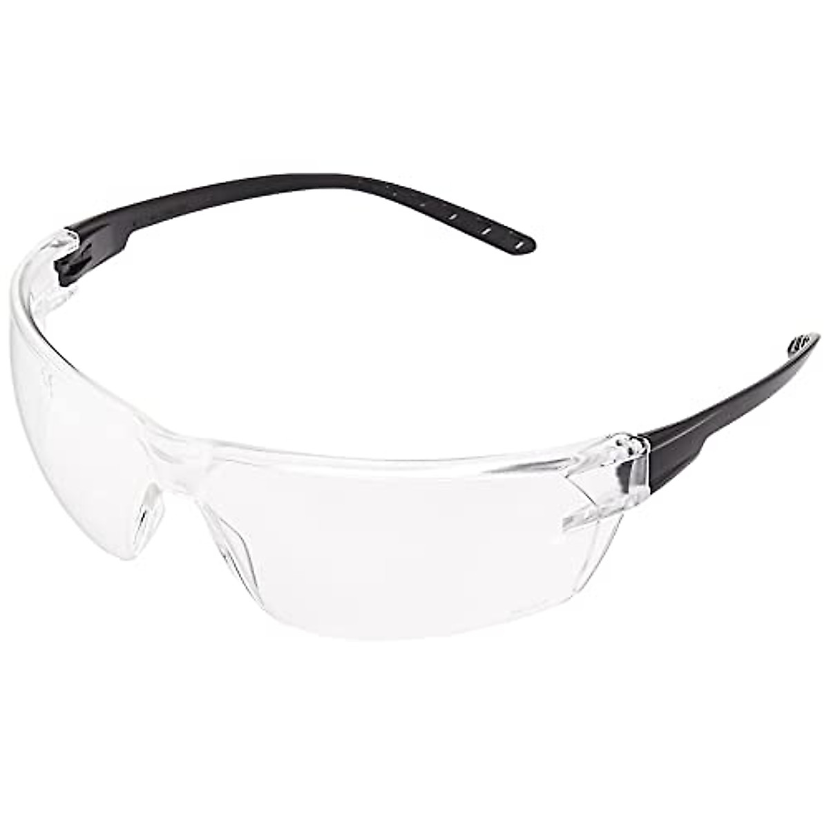Amazon Basics Safety Glasses (Clear/Black), Anti-Fog, 12-pack (Previously AmazonCommercial brand)