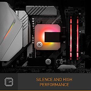 EK AIO 360mm, D-RGB All-in-One CPU Cooler with EK-Vardar High-Performance PMW Fans, Water Cooling Computer Parts, 120mm Fan, Intel 115X/1200/2066, AMD AM4