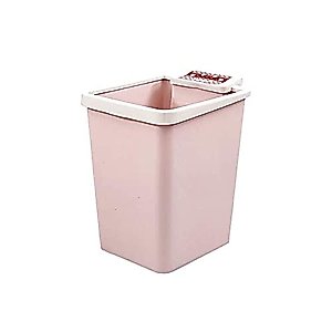 Sgjw-lajitong Kitchen Waste Bins Vintage Plastic Trash Can Mesh Bin Waste Paper Basket Paper Bins Waste Paper Bins Rubbish Bin For Home Office Practical Storage Box For Bathroom,Kitchen Or Pantry