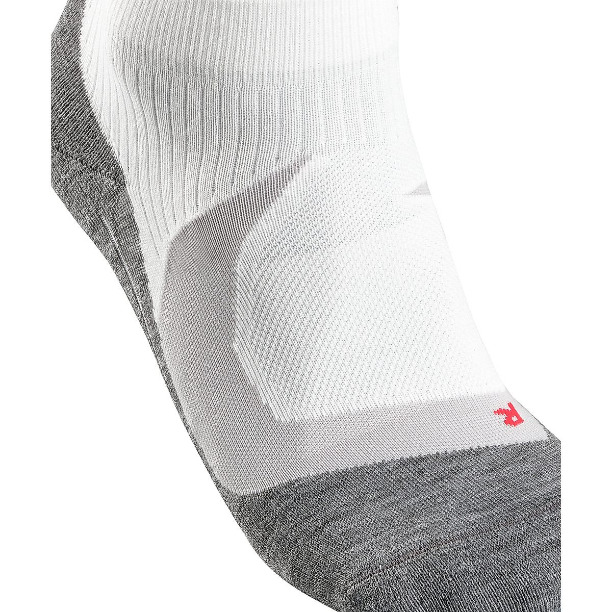 FALKE Men's RU4 Endurance Cool Short Running Socks, Quarter Cut, Medium Cushion, Breathable Quick Dry, Cooling, Nylon, White (White-Mix 2020), 10.5-11.5, 1 Pair