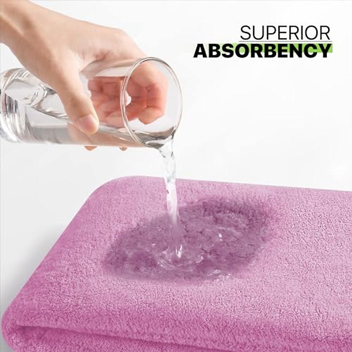 Magshion Extra Large Cotton Bath Sheet for Bathroom Adults Oversized Quick-Dry Bath Sheet Towel, Pink