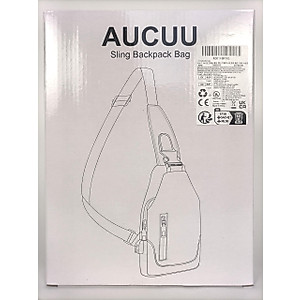 Sling Backpack with USB Charging Port, Chest Bag Crossbody Daypack Shoulder Bag for Women & Men, Hiking, Cycling, Travel #2 Blue