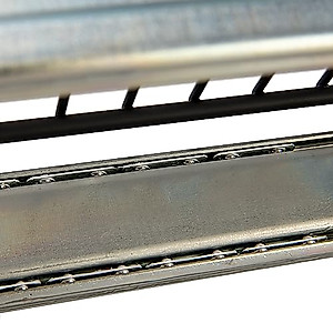 Household Essentials Narrow Sliding Cabinet Organizer, Two Tier Organizer, Matte Black, Great for Slim Cabinets in Kitchen, Bathroom and More, 5"