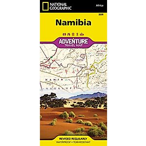 Namibia Map (National Geographic Adventure Map, 3209)