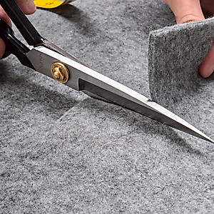 KEARING 12 Inch Heavy Duty Fabric Scissors, Professional Tailor Shears for Precision Cutting of Leather, Denim, and Multi-Layer Fabrics for Sewing, Dressmaking, Cutting - 1 lb - Right-Handed