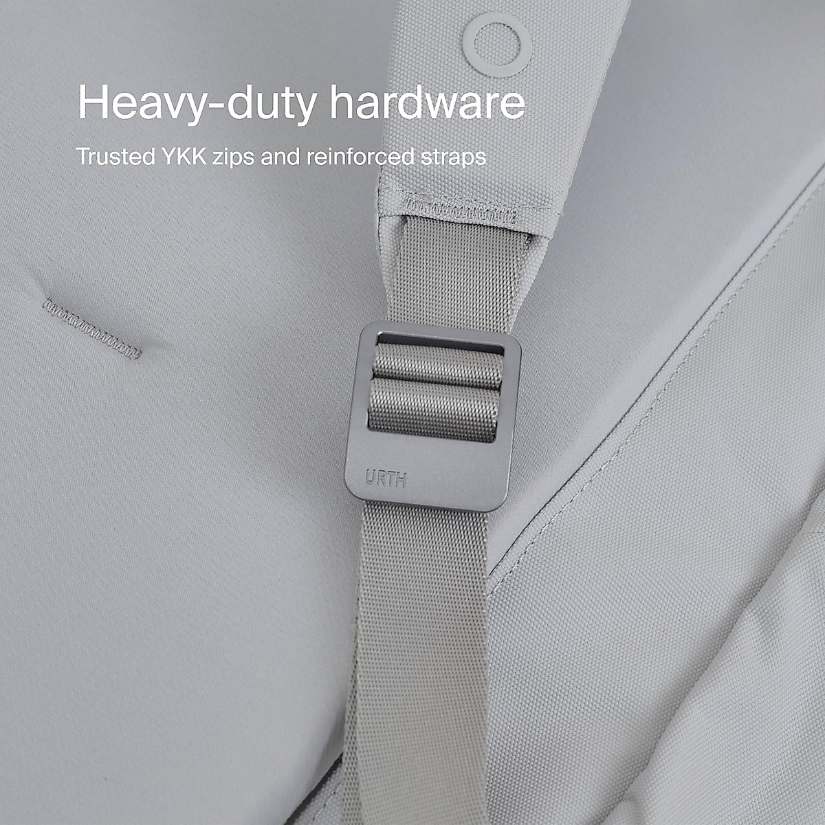 Urth Norite 24L Backpack – 15” Laptop Bag, Weatherproof + Recycled (Ash Grey)