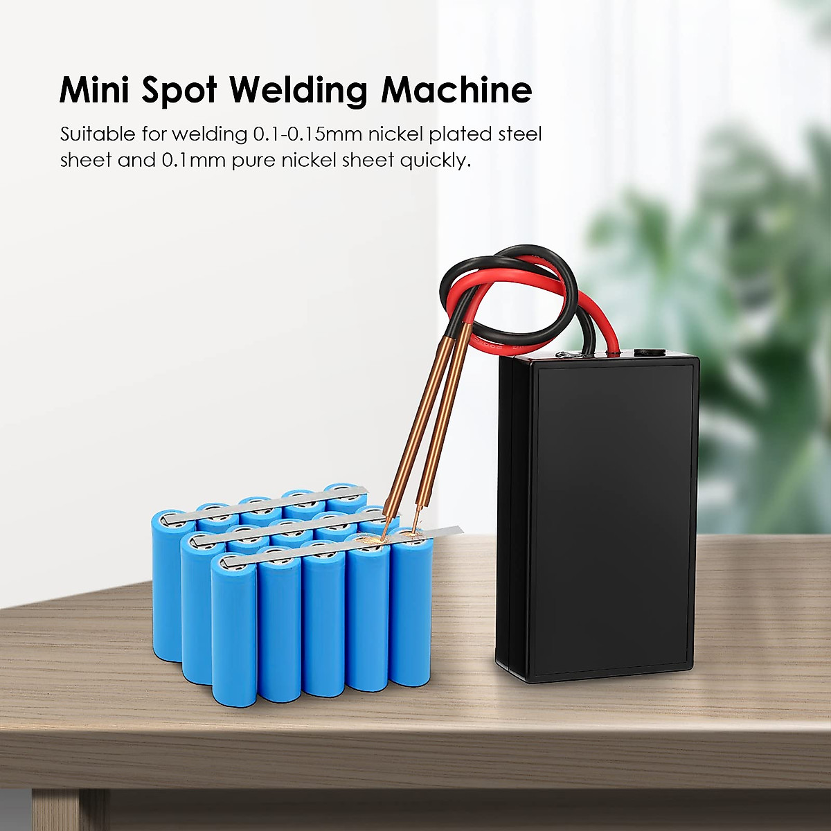 Weytoll Portable Spot Welder with Welding Pens 6 Gears Adjustable 5000mAh Rechargeable Mini Spot Welding Machine Small Handheld Lithium Battery Welder for Household Home DIY Repair