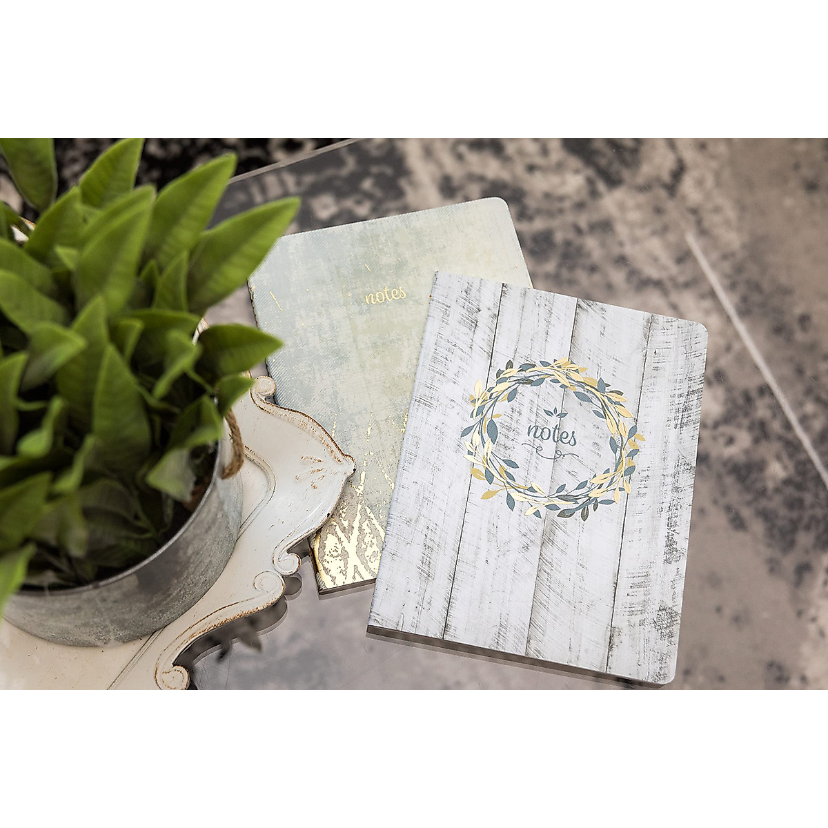 Southworth Premium Journal Set (3pk), 6.5”x 8.5”, Rustic Theme (3 Coordinating Designs), Premium 24lb/89 gsm Paper, Large Flex Journals, 32 Ruled Sheets/64 Pages Per Journal (91920)