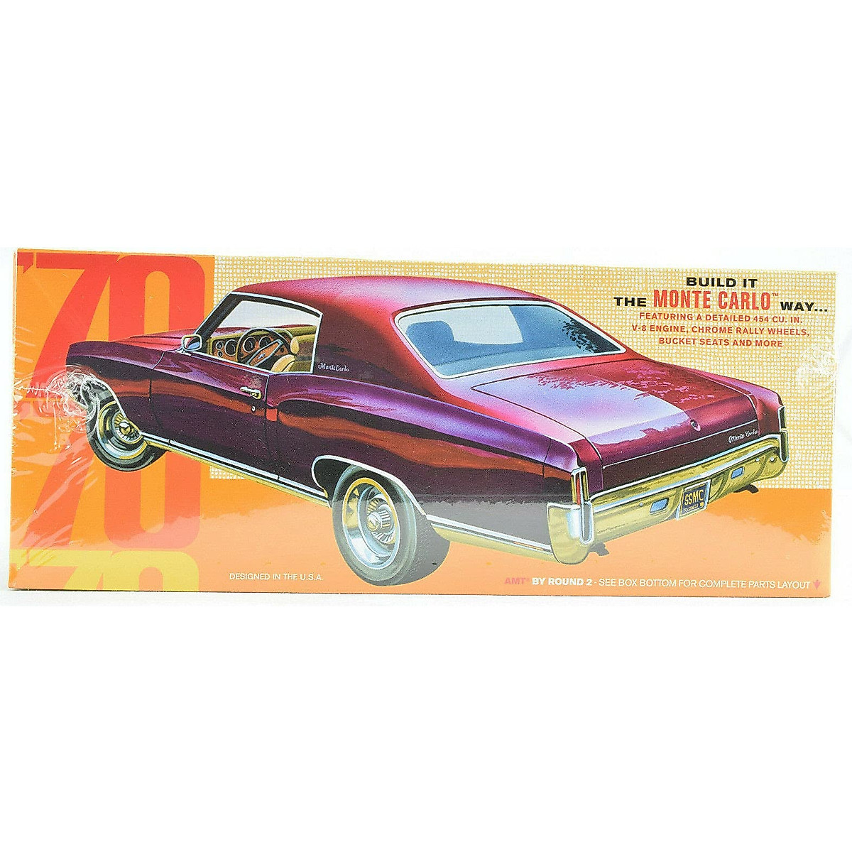 AMT/Premium Hobbies 1970 Chevy Monte Carlo SS 454 1:25 Scale Plastic Model Car Kit CP7771