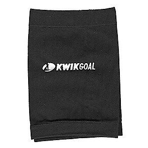 Kwik Goal Adult Shin Guard Compression Sleeves, Black